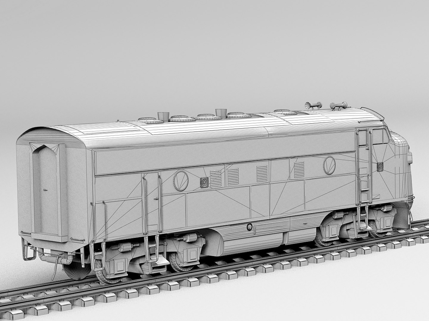 Diesel Locomotive 3D Model - TurboSquid 1886133