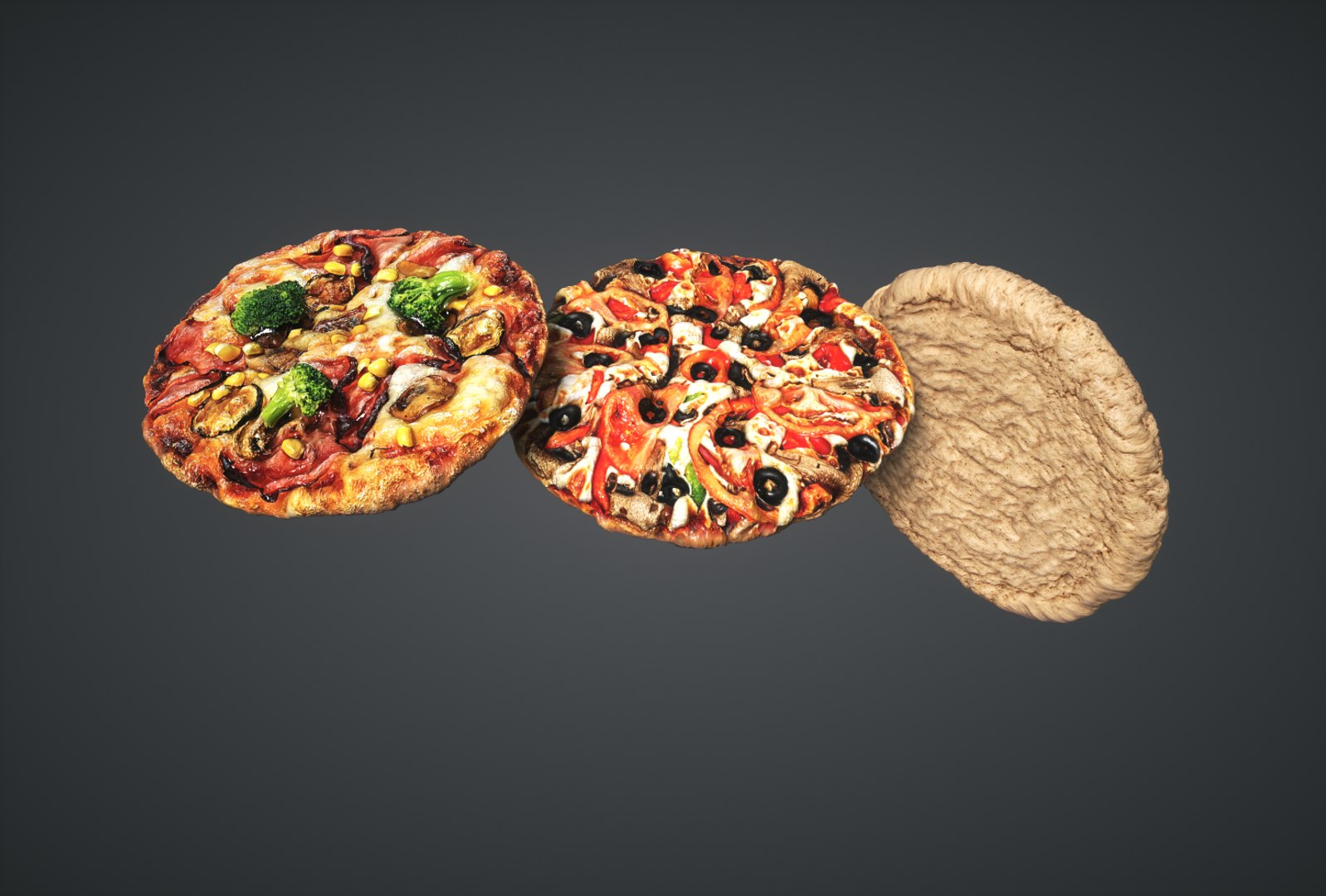 Pizza Pack 3D Model - TurboSquid 1536962