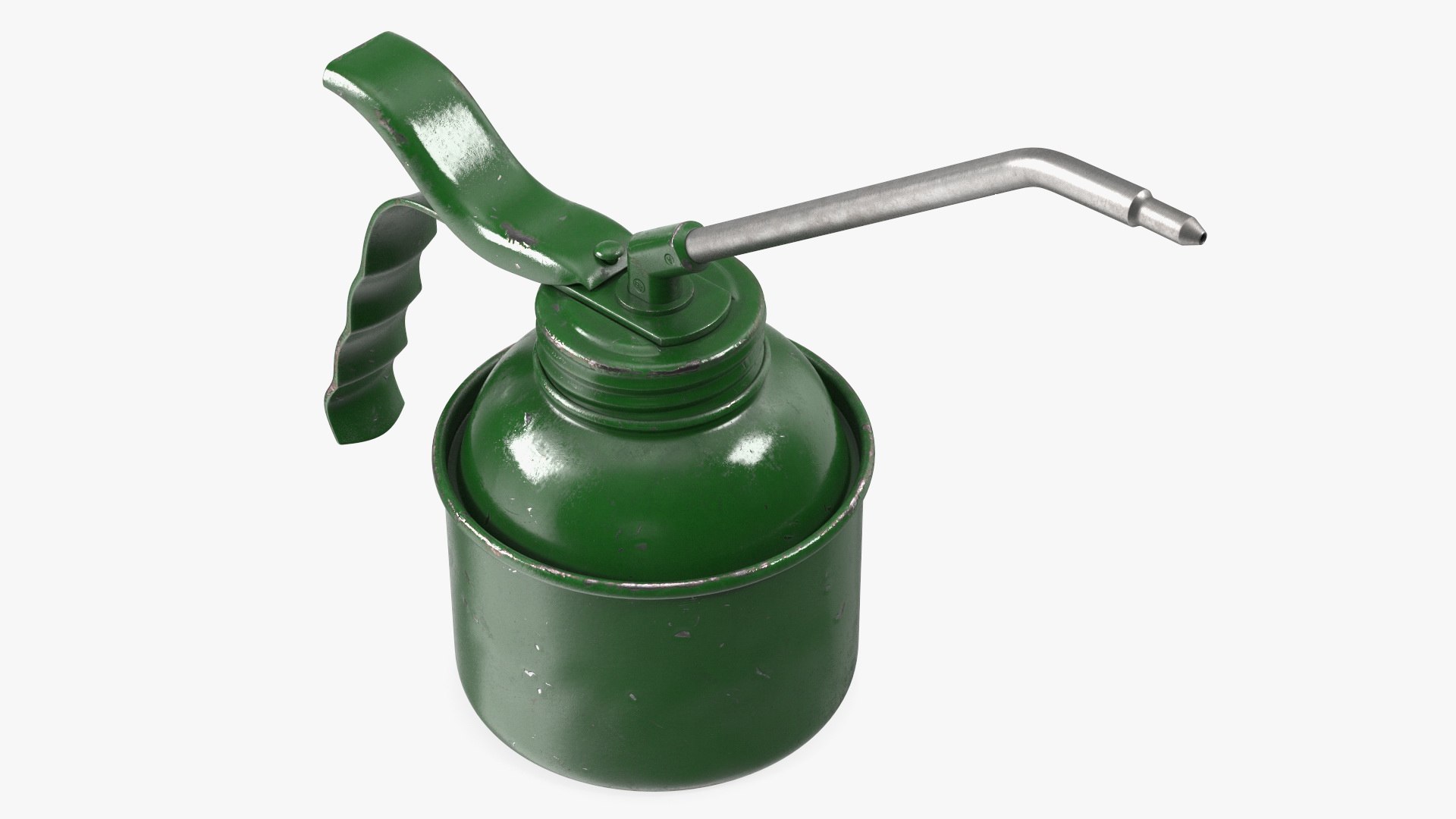3D model Pump Metal Oiler Green Shabby - TurboSquid 2152220
