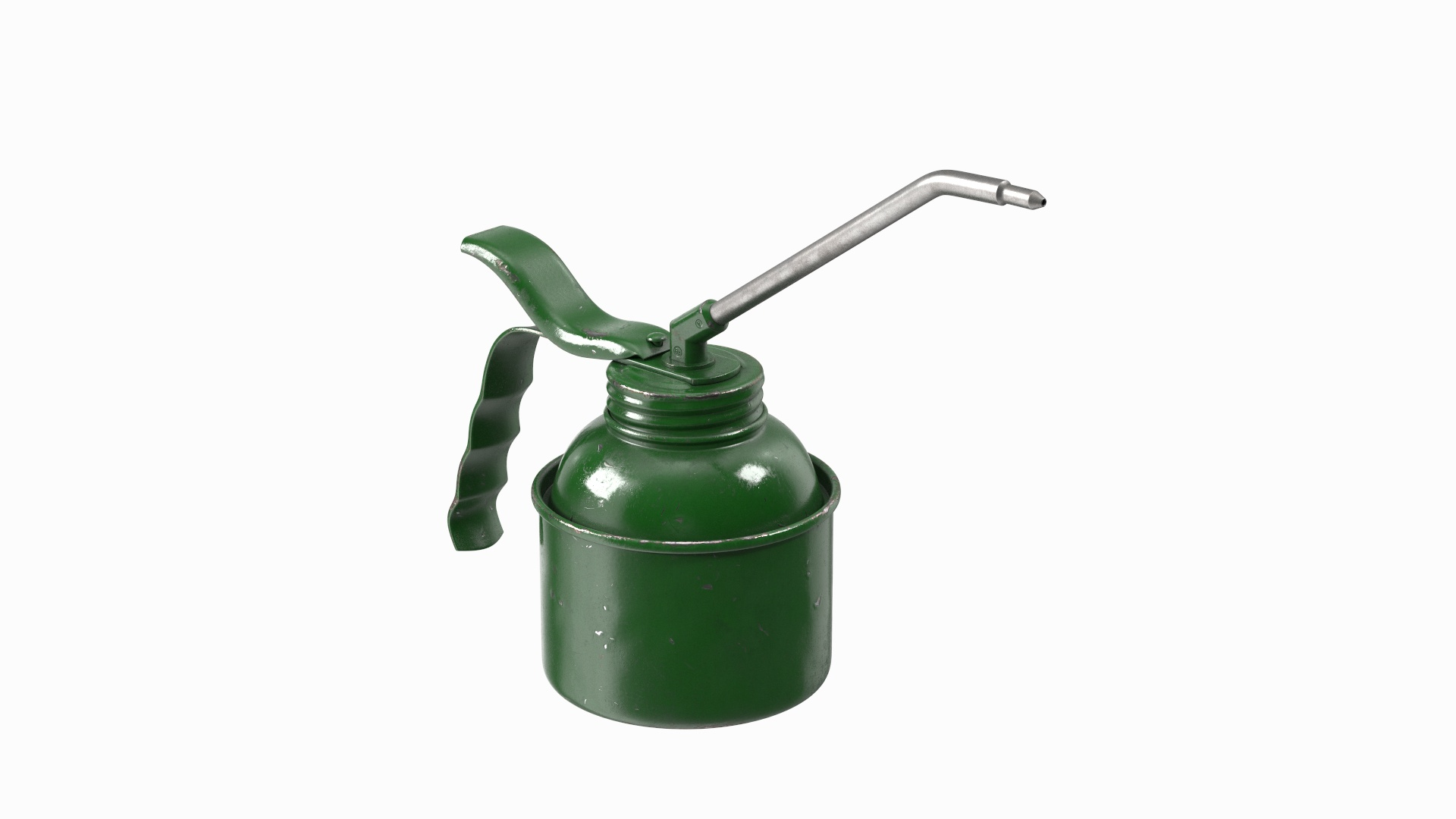 3D model Pump Metal Oiler Green Shabby - TurboSquid 2152220