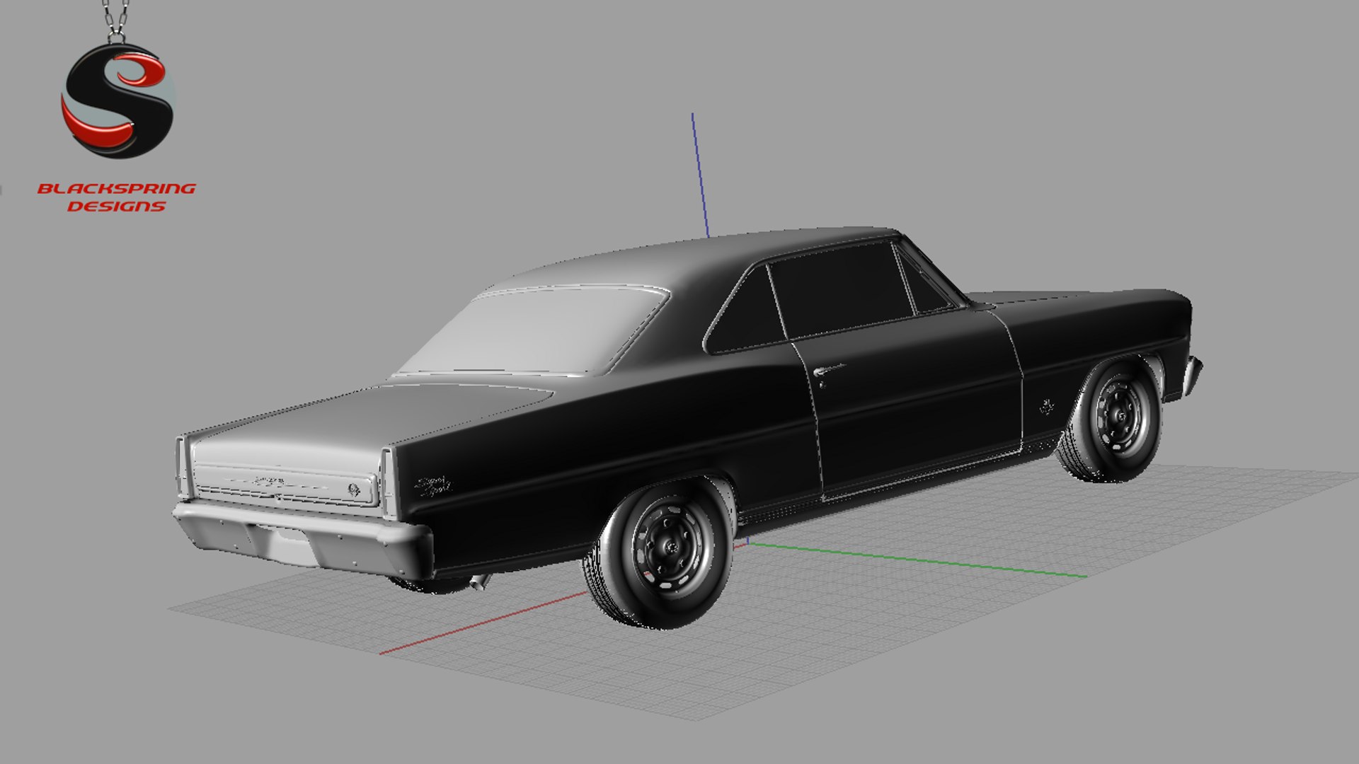 Chevrolet Nova Ss Super Sport 3d Max