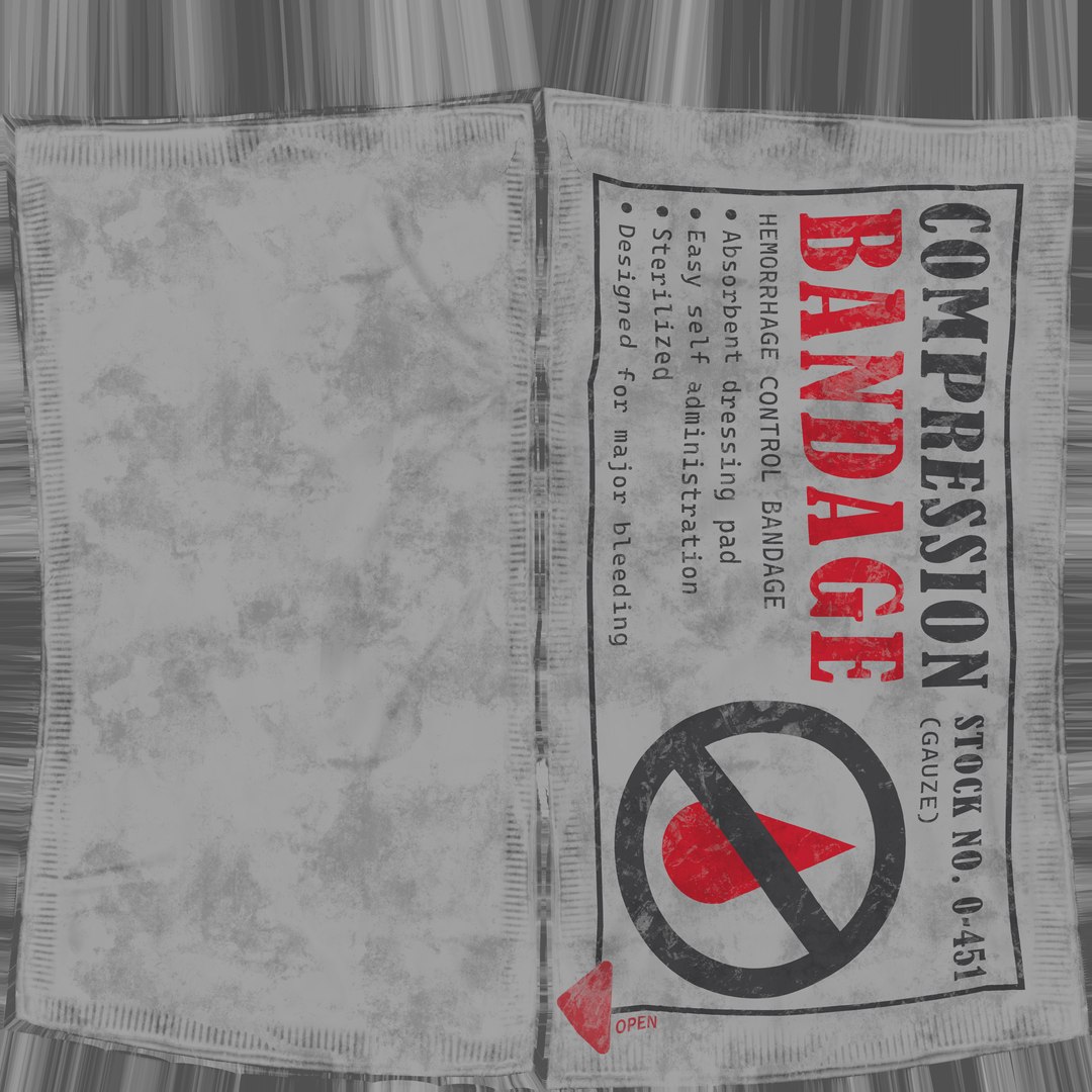 Bandage Package Set Game Ready Prop 3D Model - TurboSquid 2187097