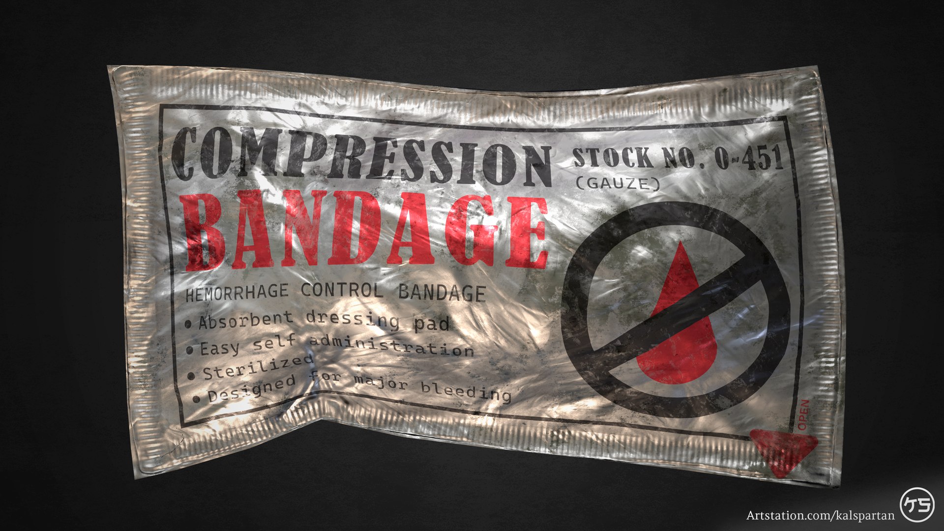 Bandage Package Set Game Ready Prop 3D Model - TurboSquid 2187097