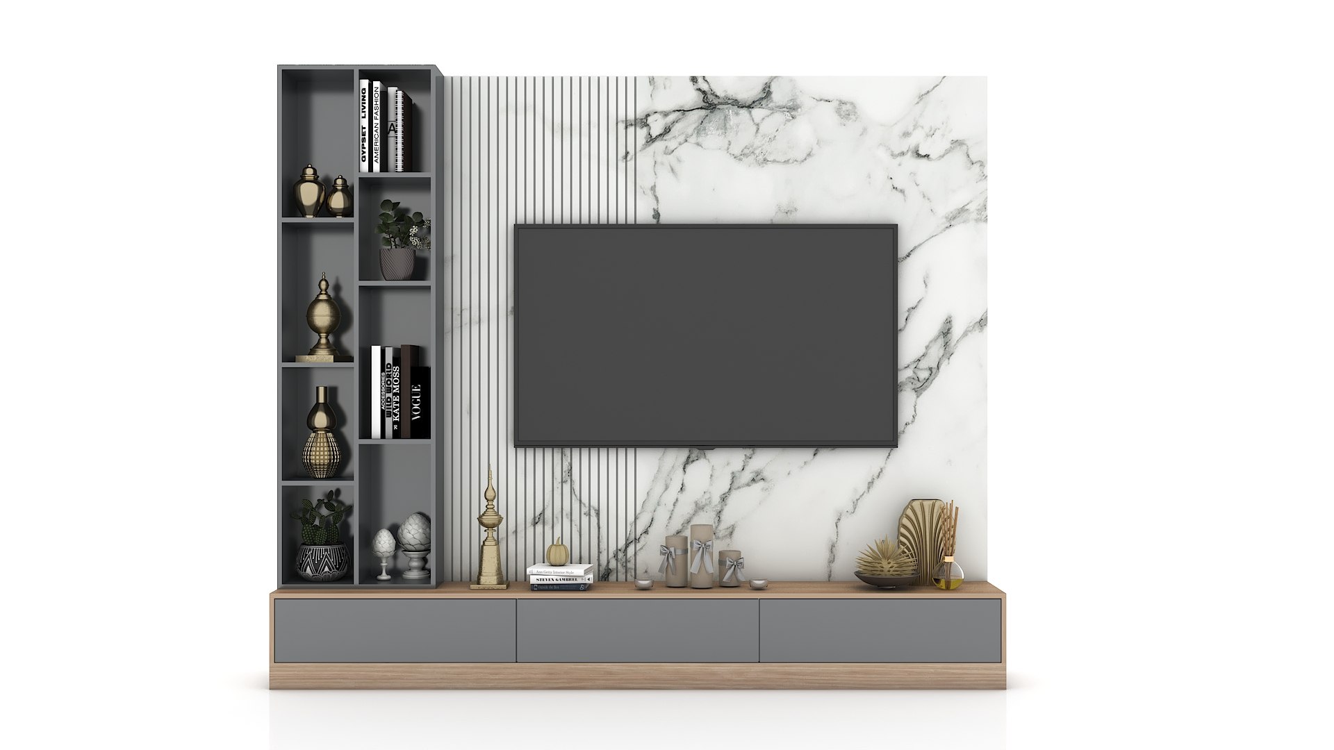 tv unit3D模型 - TurboSquid 1983816