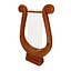 Antique Lyre Obj