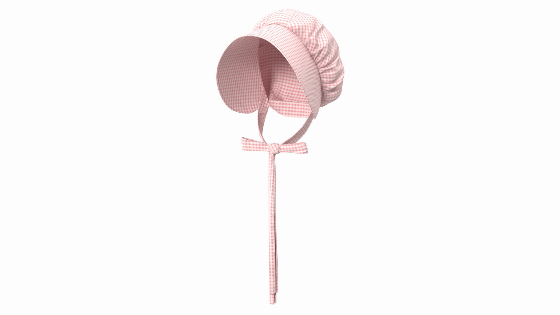 3D Model Cotton Bonnet Pink - TurboSquid 1777908