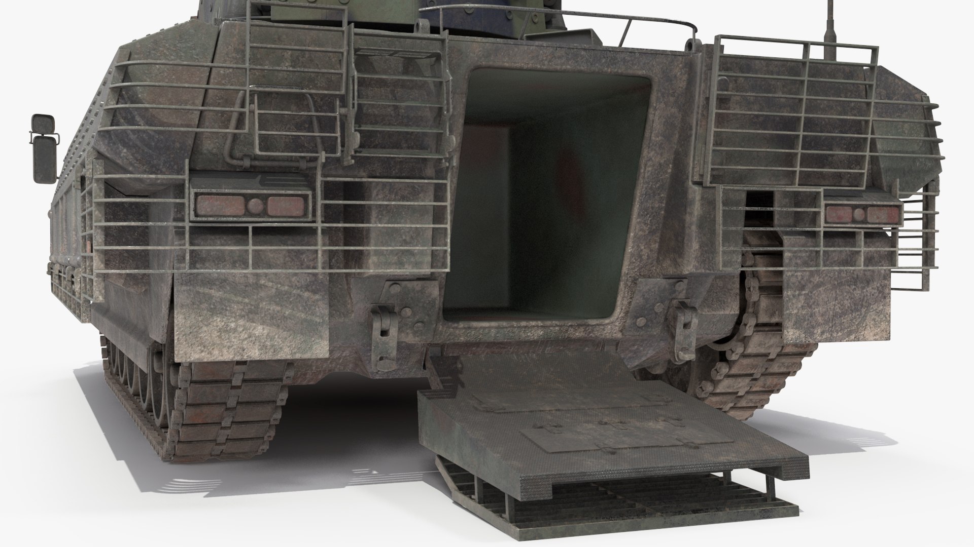 Puma German IFV Military Tank Green Dirty Rigged 3D Model - TurboSquid ...