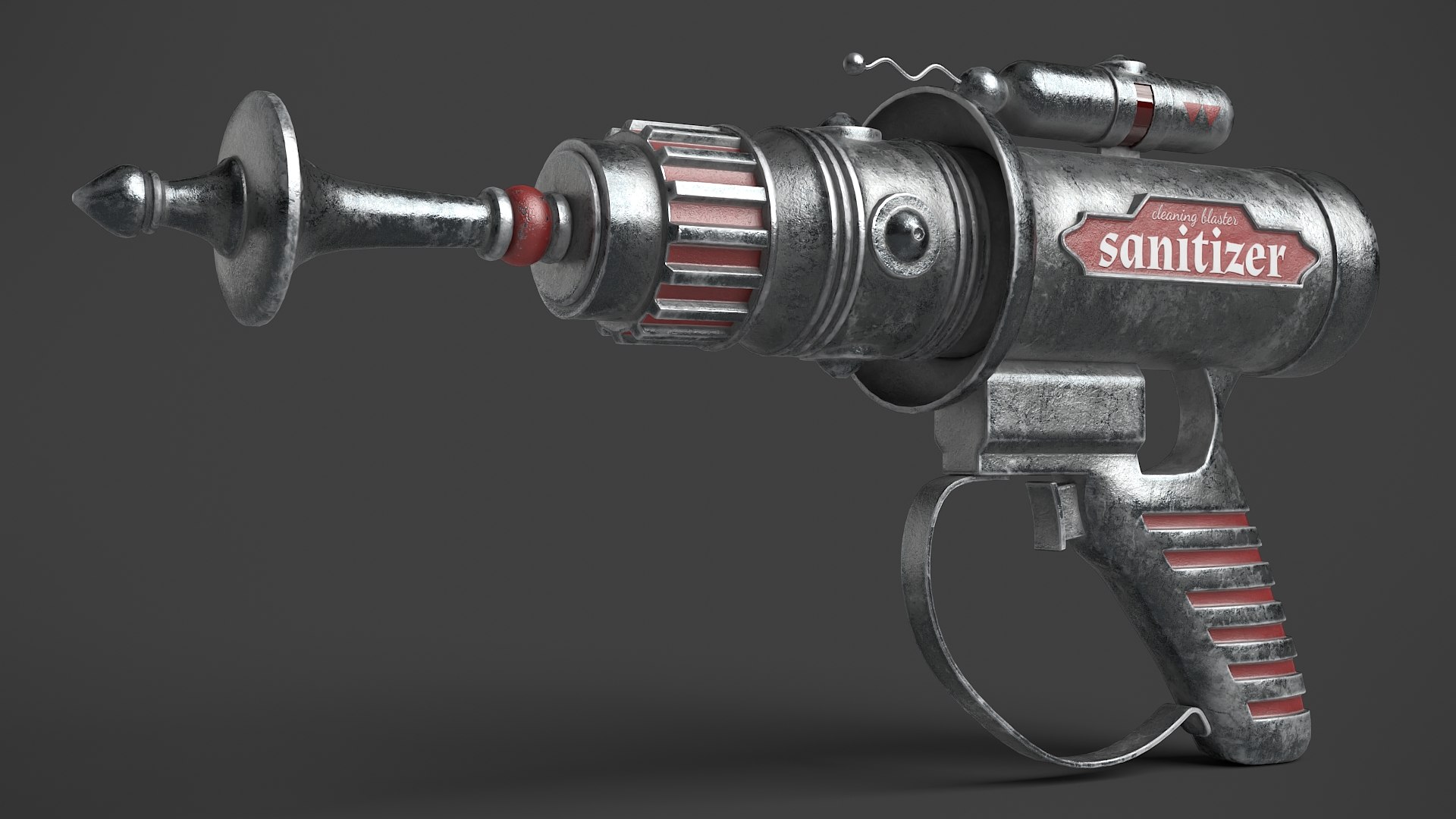 Fantasy Gun 04 model - TurboSquid 1902534