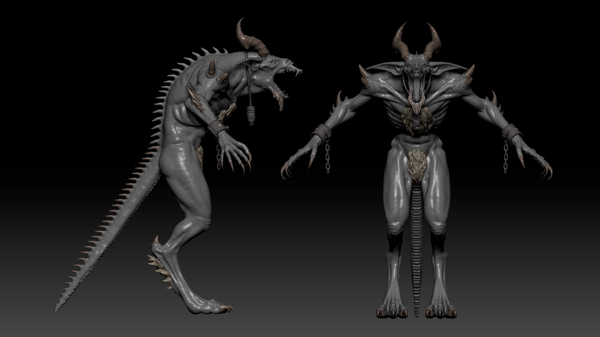 3D Shadowclaw Beast High Quality Sculpt Model - TurboSquid 2083251