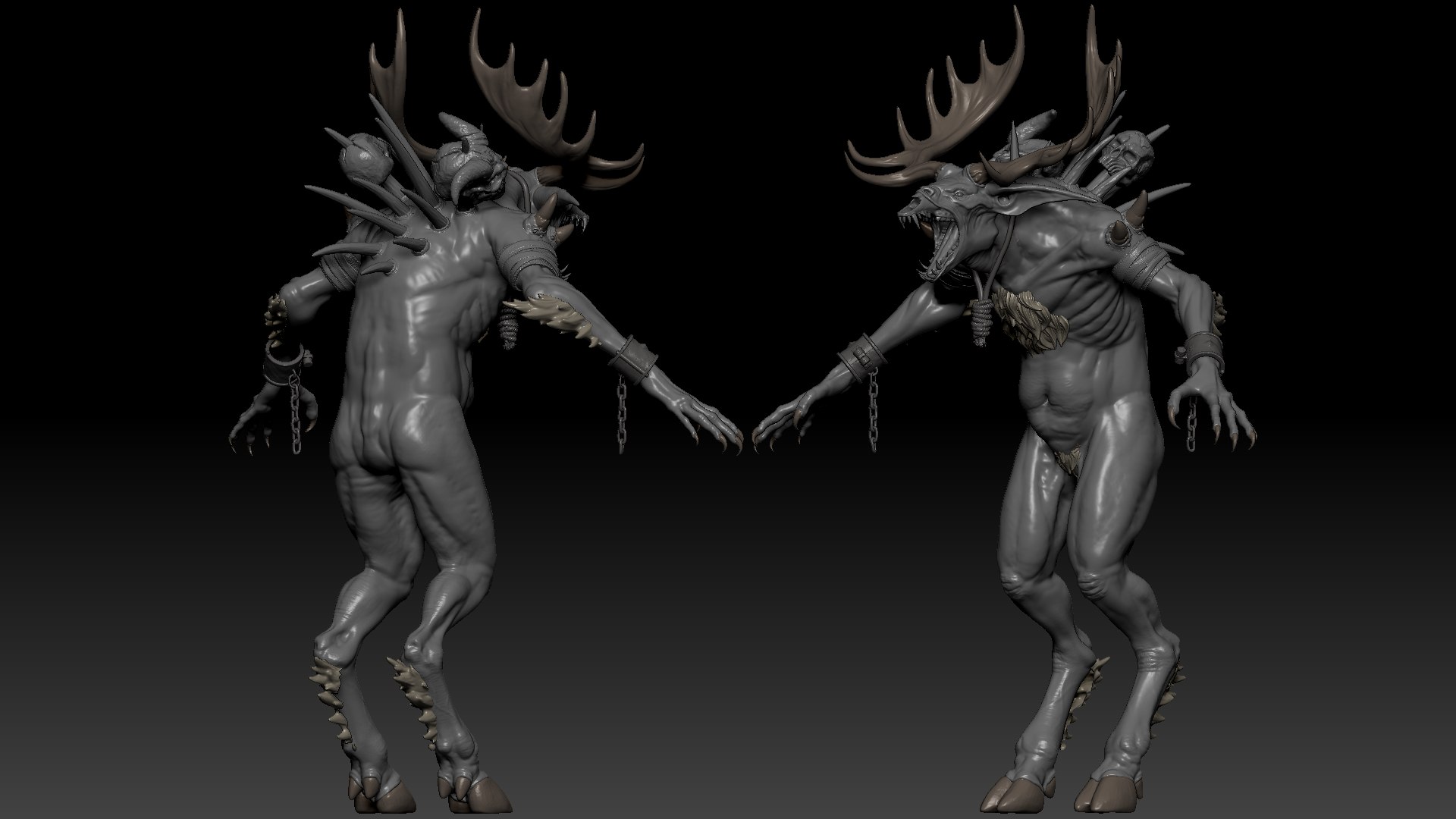 3D Shadowclaw Beast High Quality Sculpt model - TurboSquid 2083251