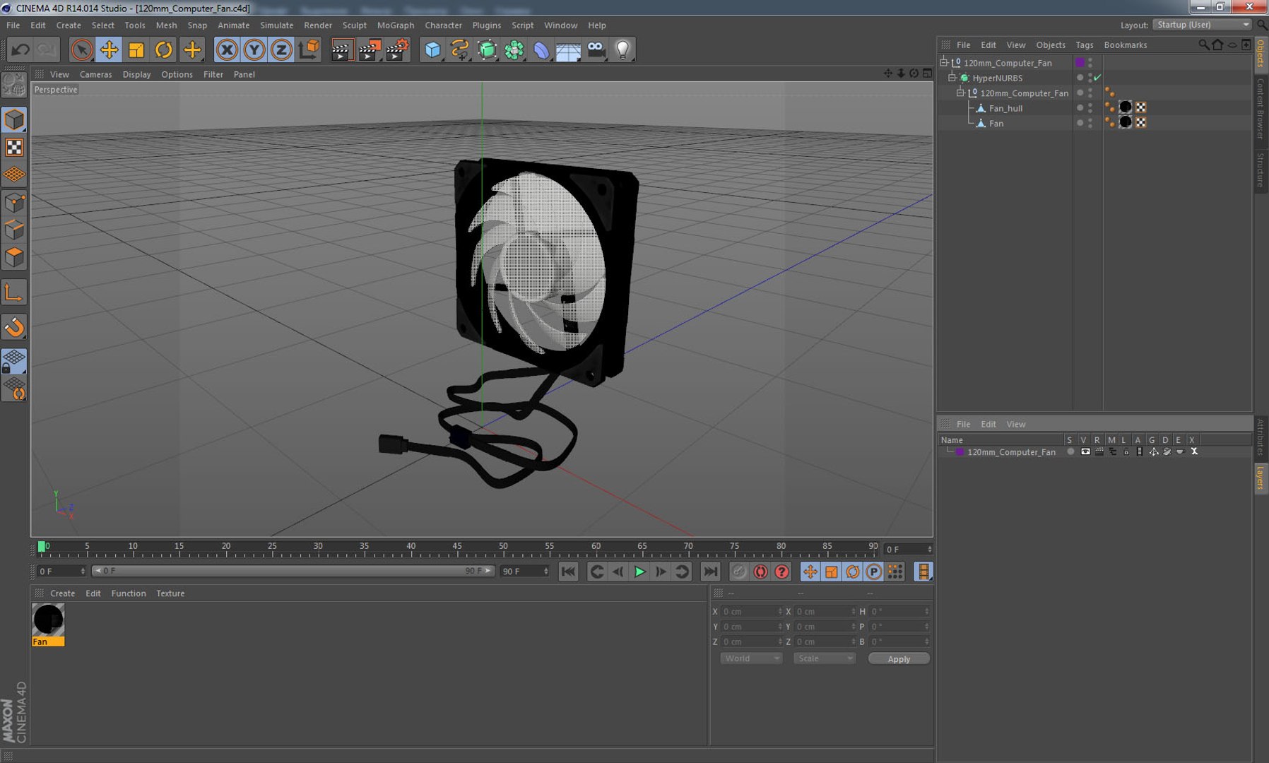 3D 120mm Computer Fan Model - TurboSquid 1508607