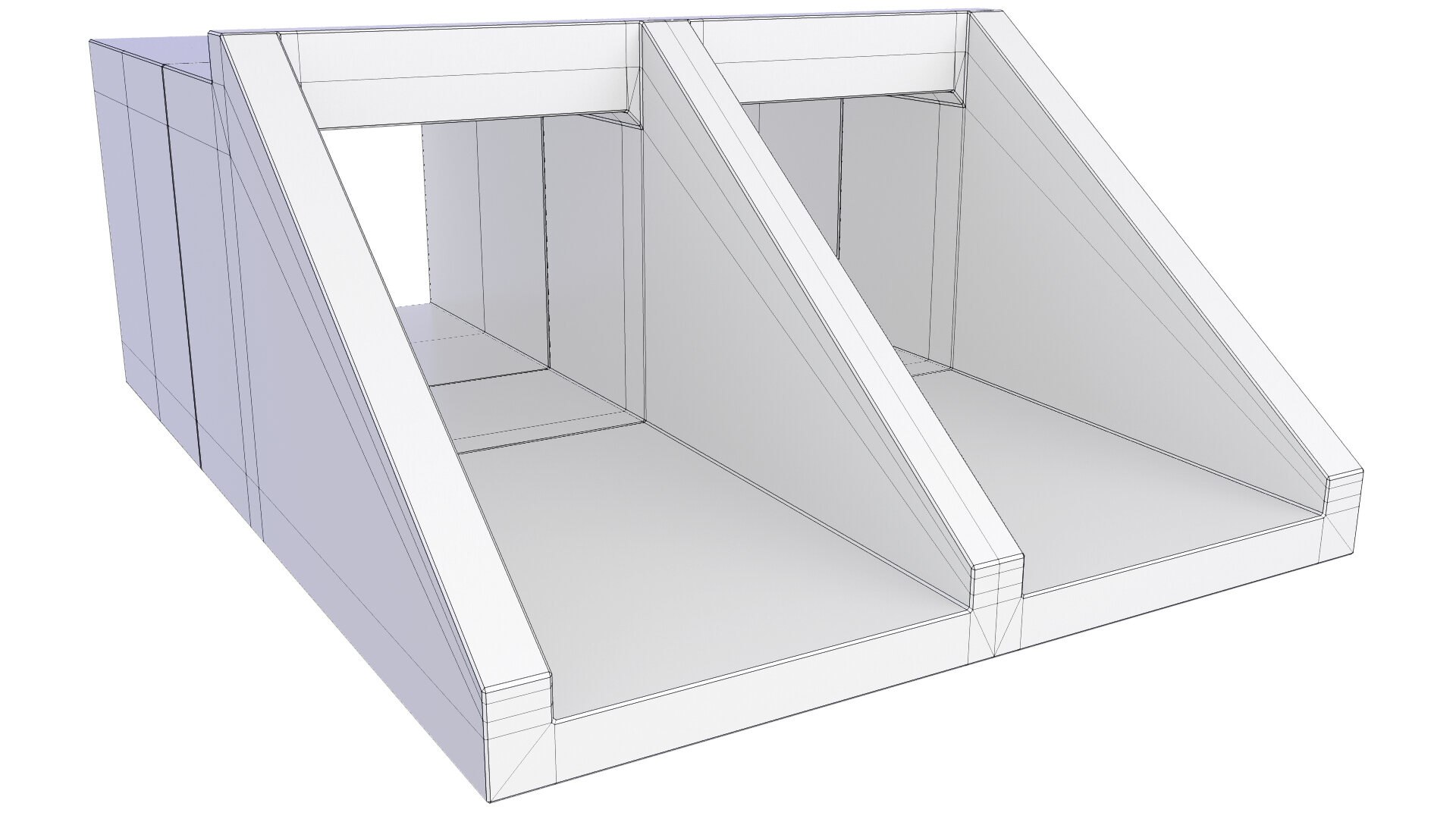 3D Concrete Sewer StormWater Outlet Box Culvert 52 Model - TurboSquid ...
