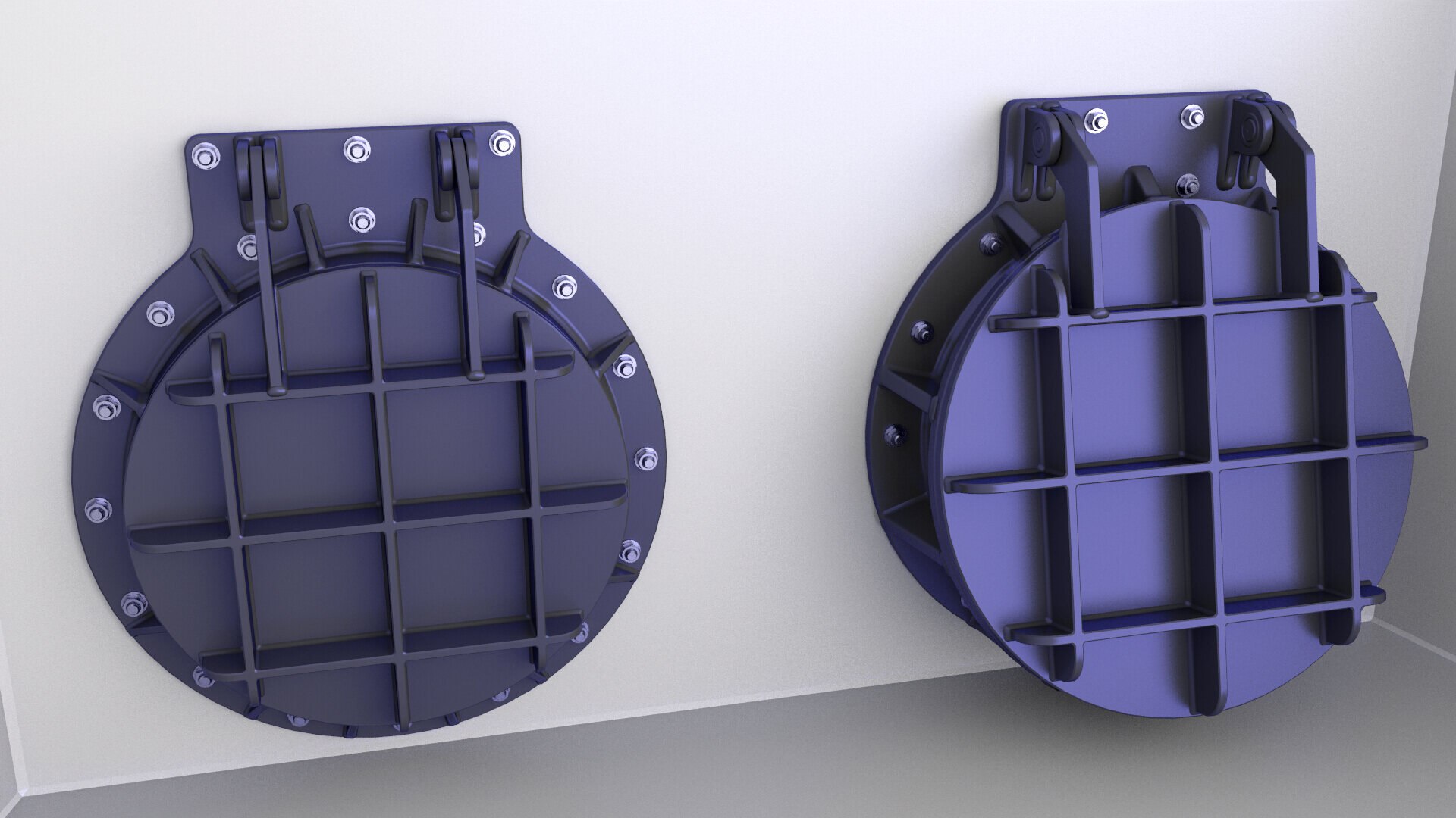 3D Concrete Sewer Outlet Flap Gate 19 - TurboSquid 1979970