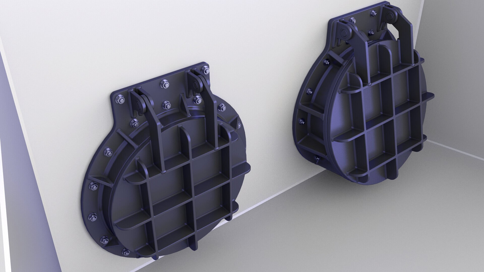 3D Concrete Sewer Outlet Flap Gate 19 - TurboSquid 1979970