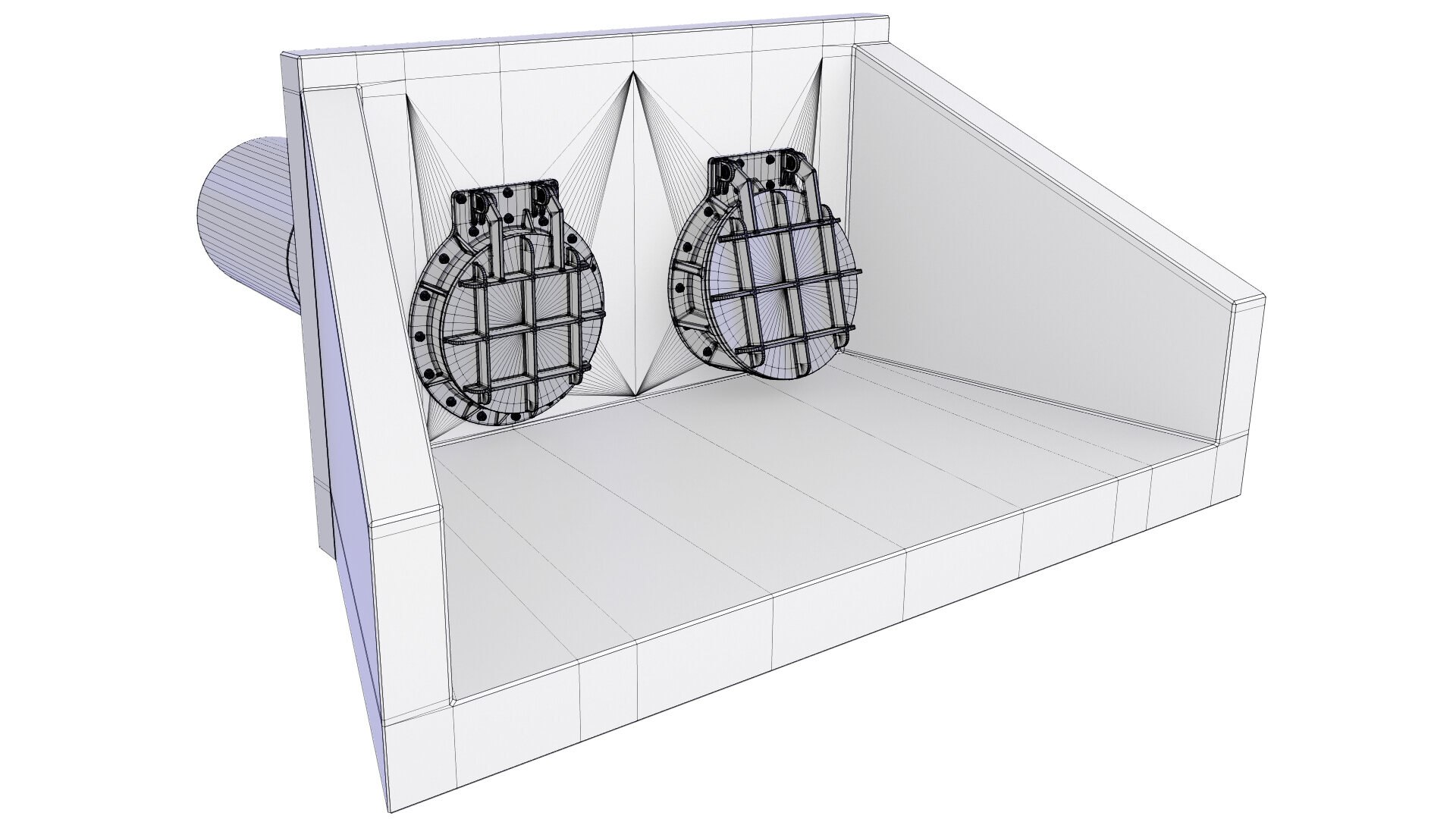 3D Concrete Sewer Outlet Flap Gate 19 - TurboSquid 1979970