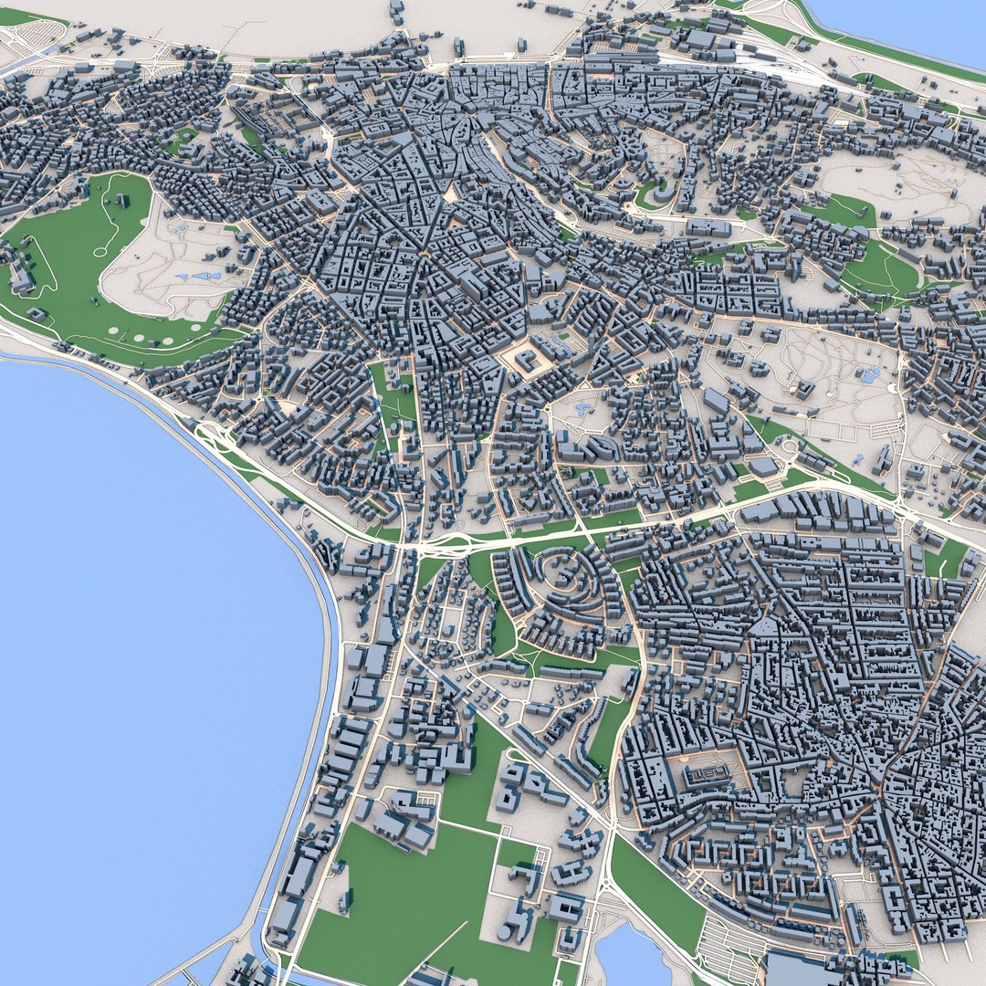 3D Cagliari Municipality Sardinia Italy Model - TurboSquid 2357875