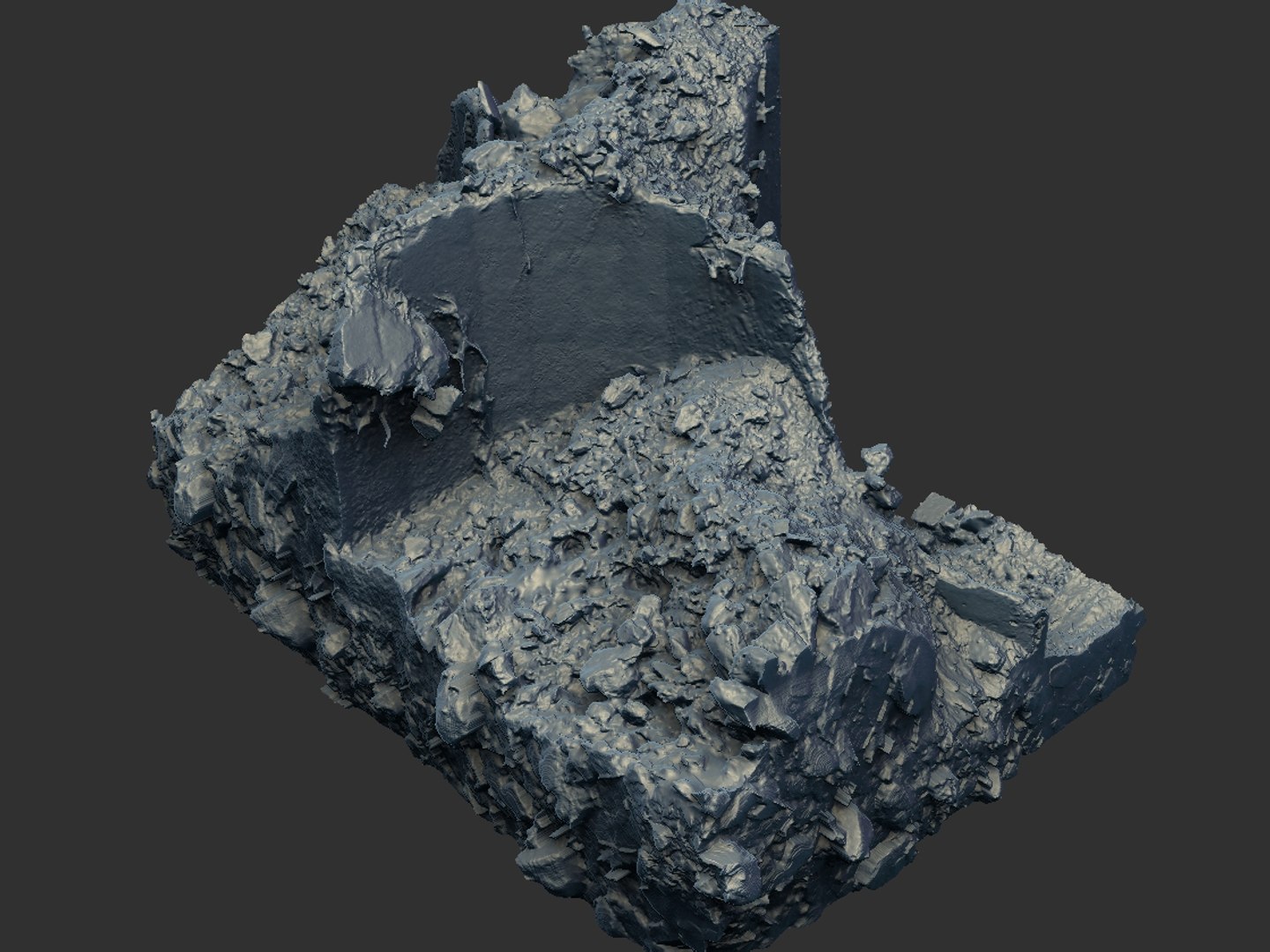 Concrete Rubble1 3D Model - TurboSquid 1722768