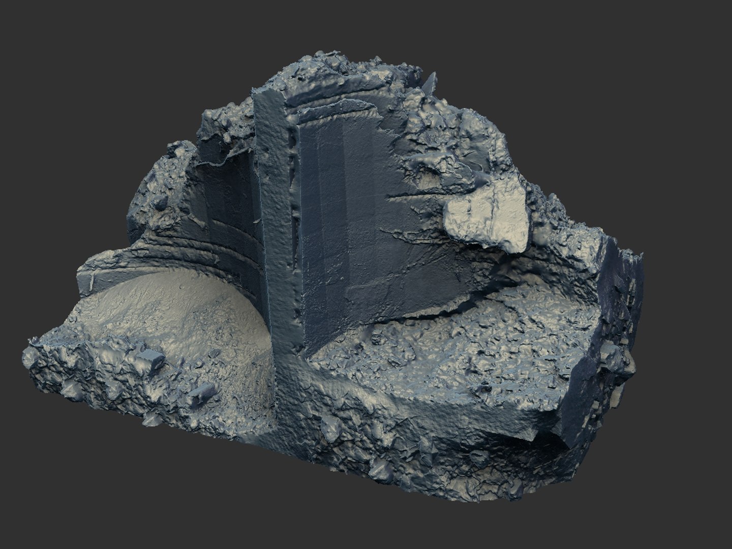 Concrete Rubble1 3D Model - TurboSquid 1722768