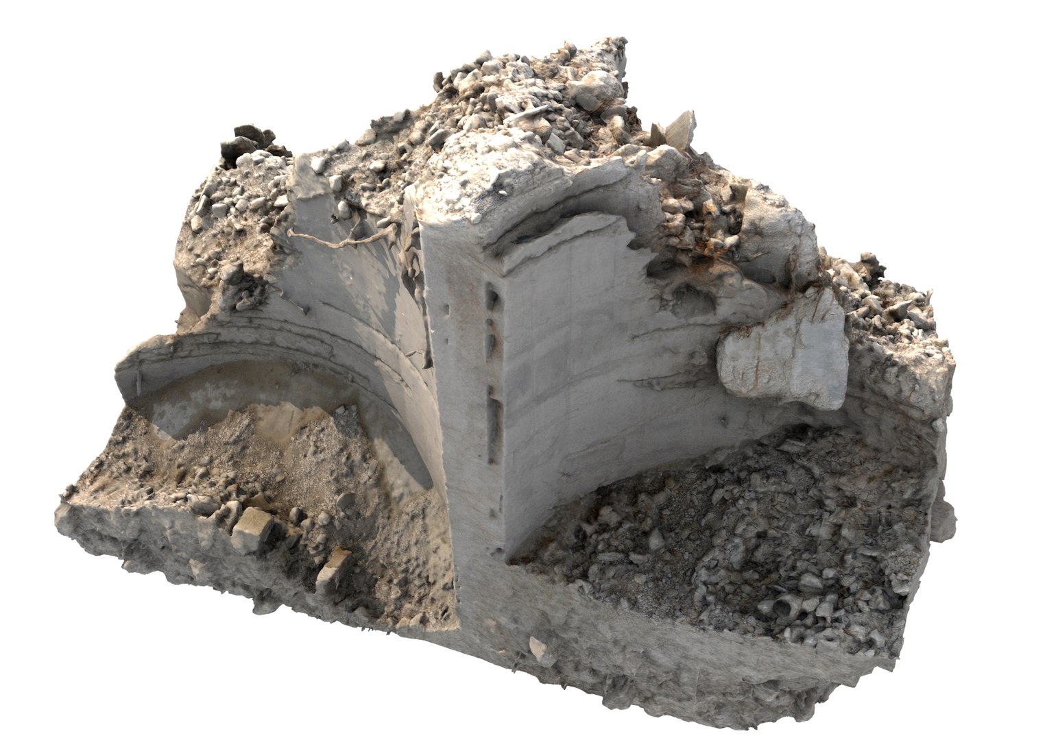 Concrete Rubble1 3D Model - TurboSquid 1722768