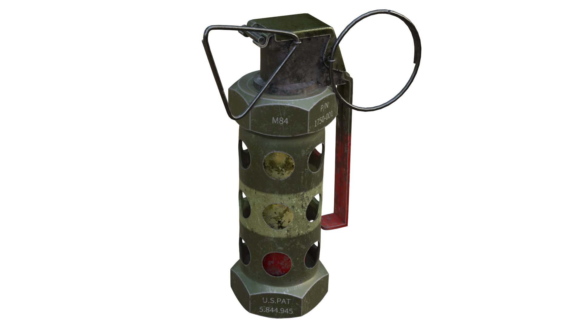 M84 Stun Grenade 3D Model - TurboSquid 2245164
