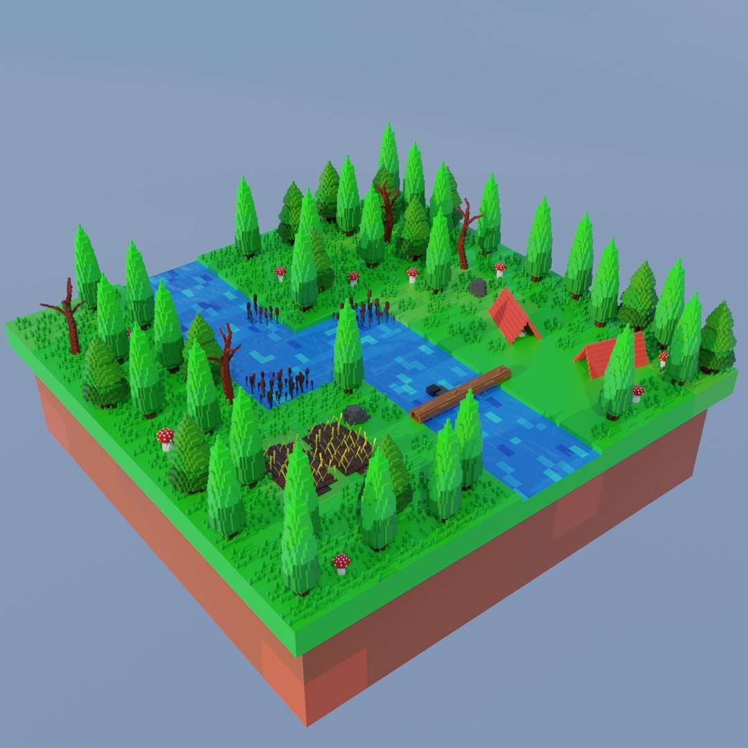 LowPoly Island 3D Model - TurboSquid 2013975