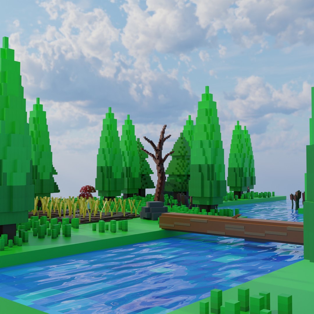 LowPoly Island 3D Model - TurboSquid 2013975