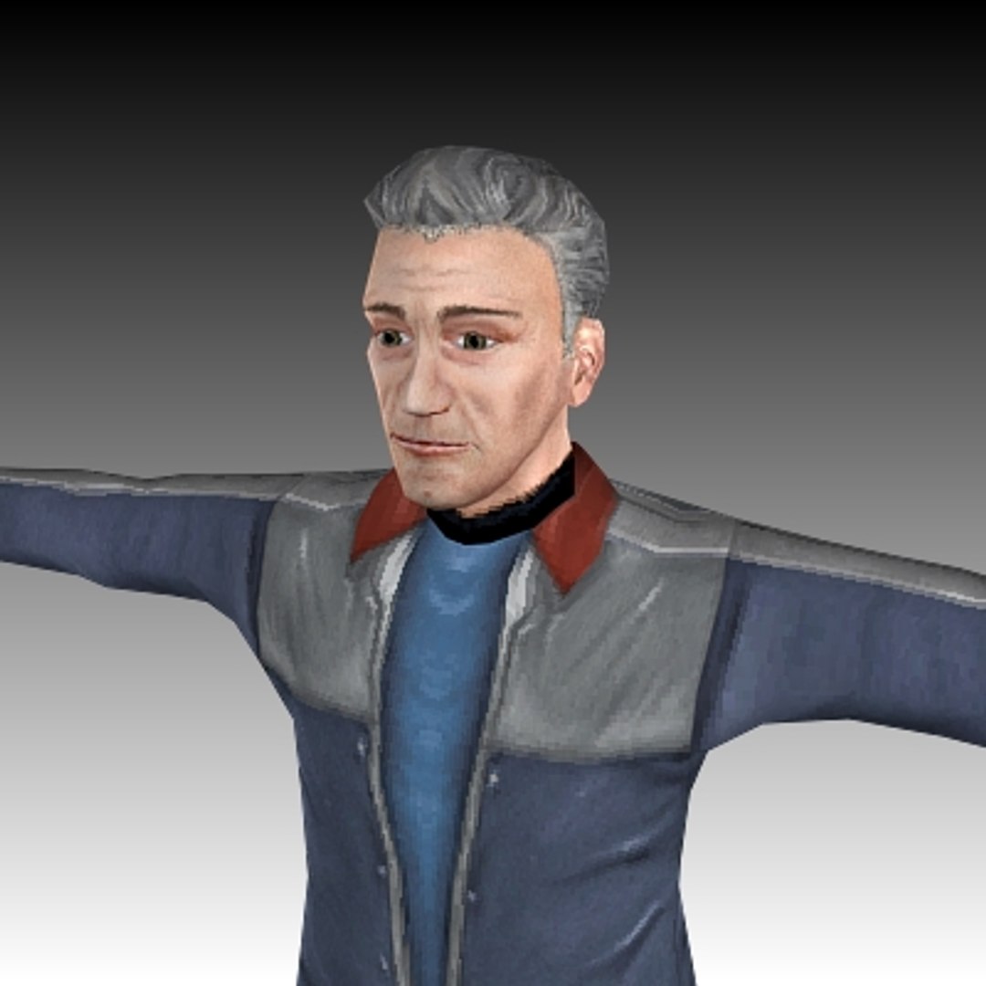 3d male station guard