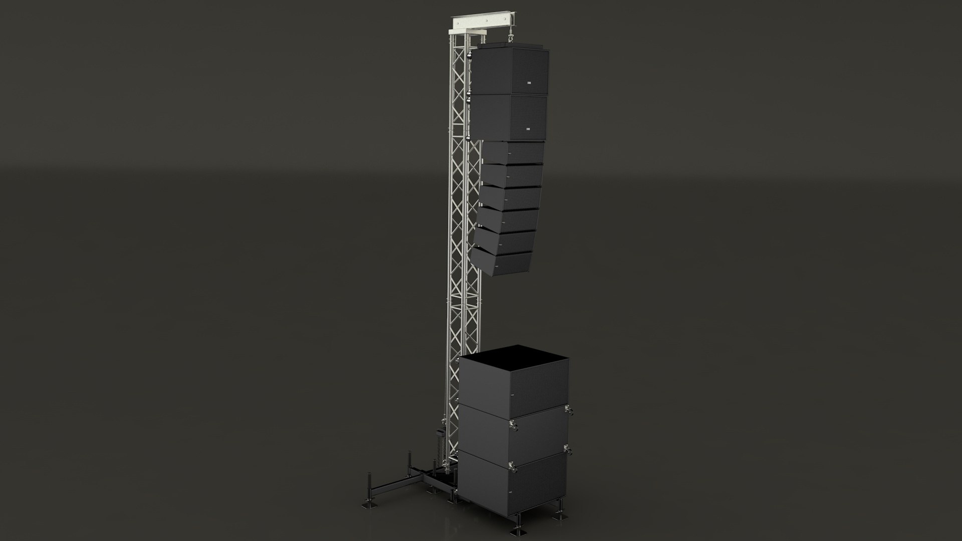 3D Sound Towers - TurboSquid 1901589