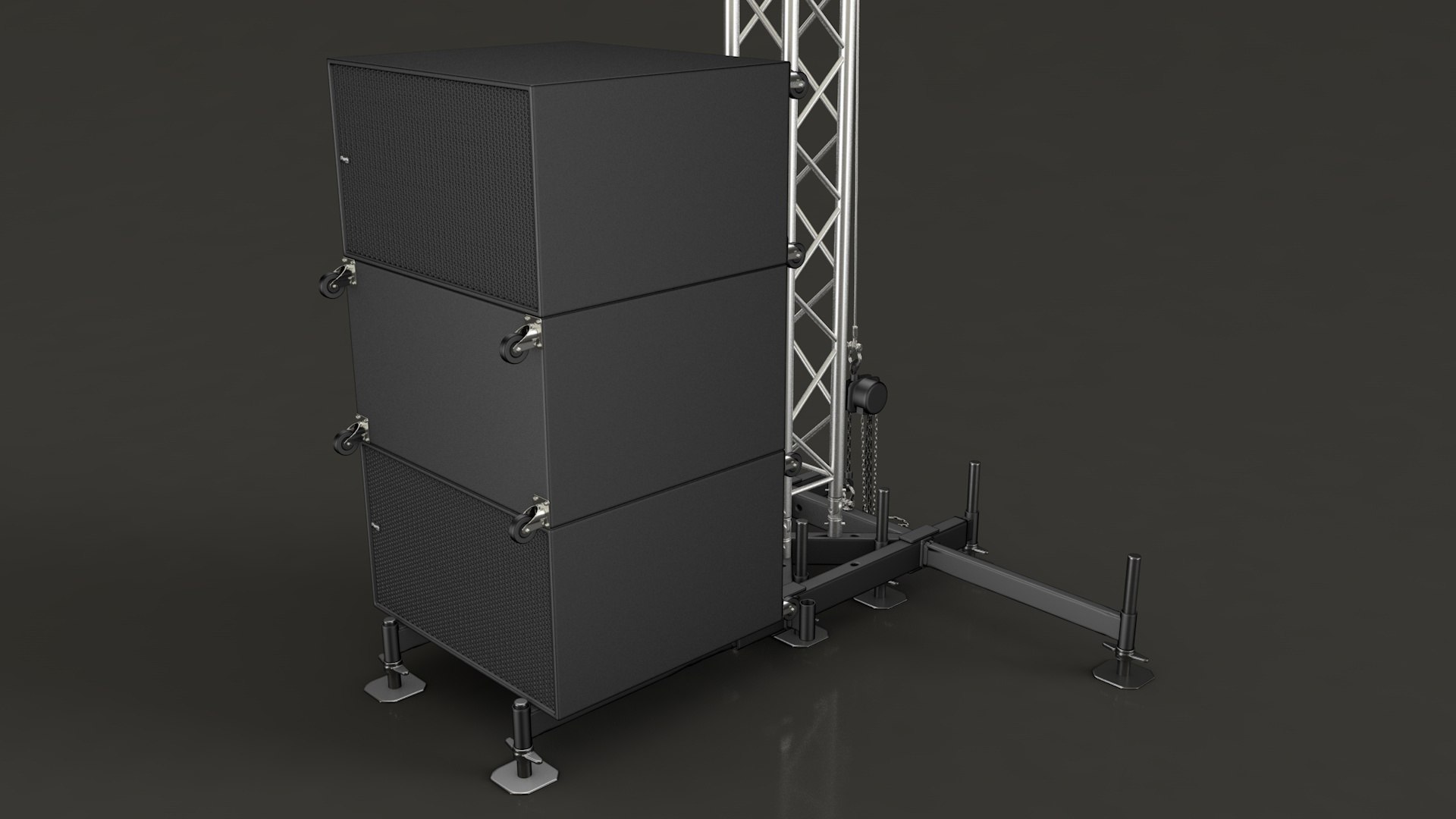 3D Sound Towers - TurboSquid 1901589