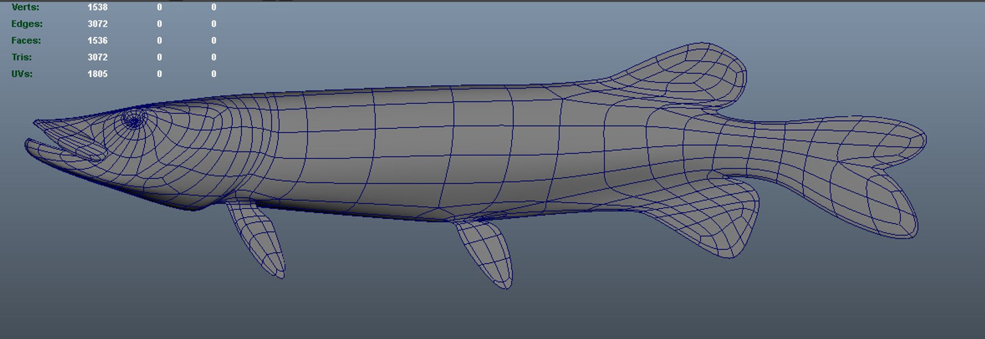 3D Model Tiger Muskie | 1142889 | TurboSquid