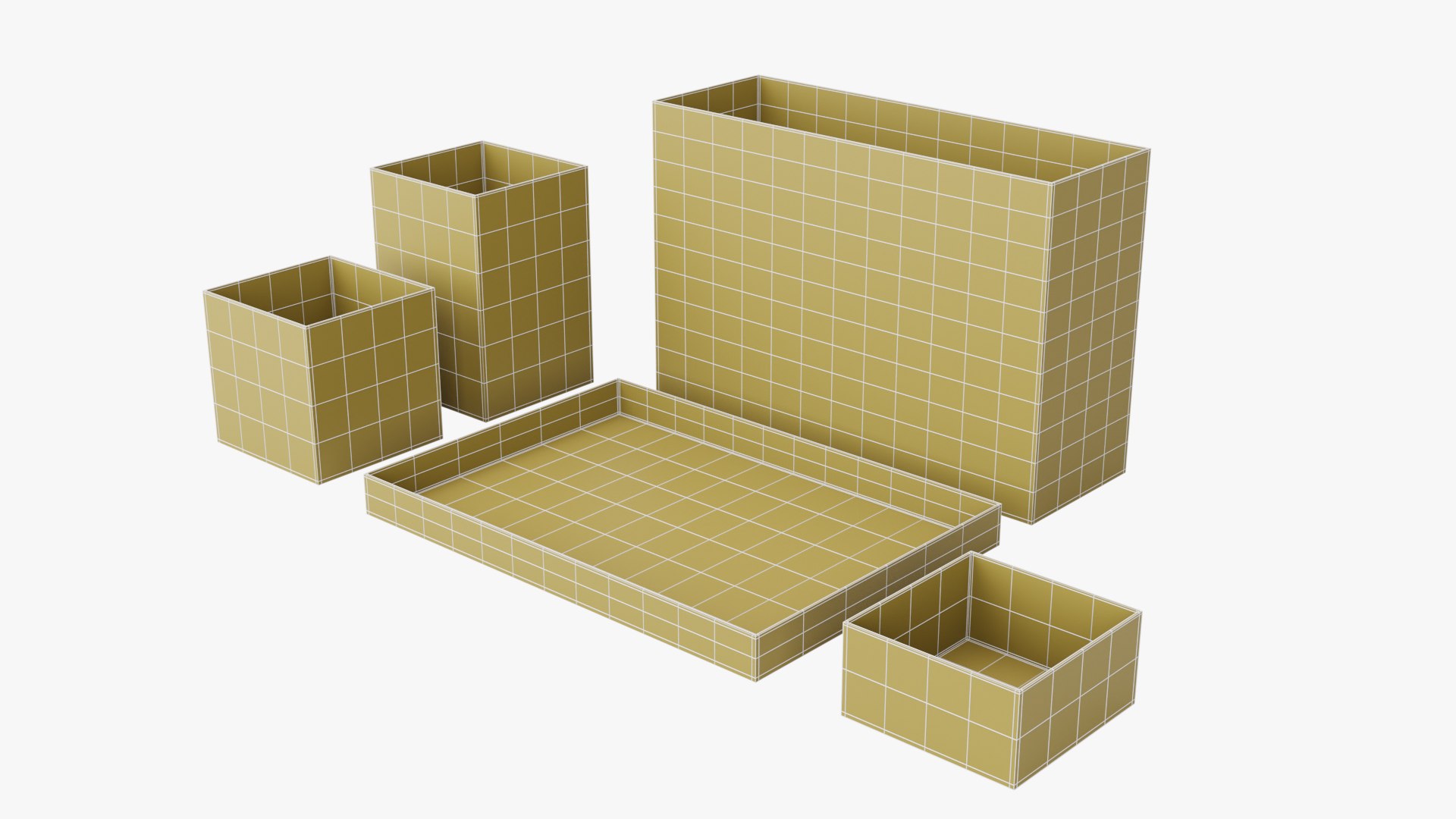 3D Desk Organizer 01 Model - TurboSquid 2035690