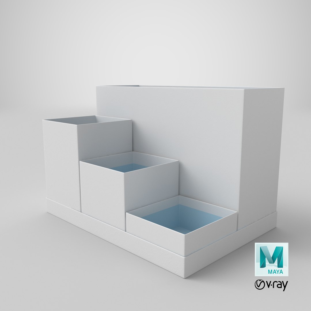 3D Desk Organizer 01 Model - TurboSquid 2035690