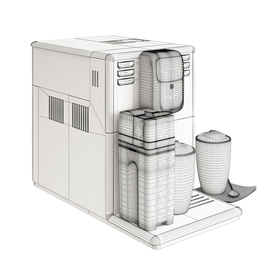 Free Coffee Machine 3D Model - TurboSquid 1481893