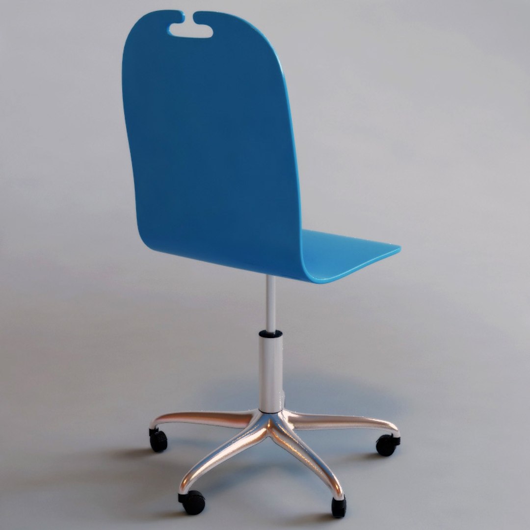 Study Desk Chair 3d Model