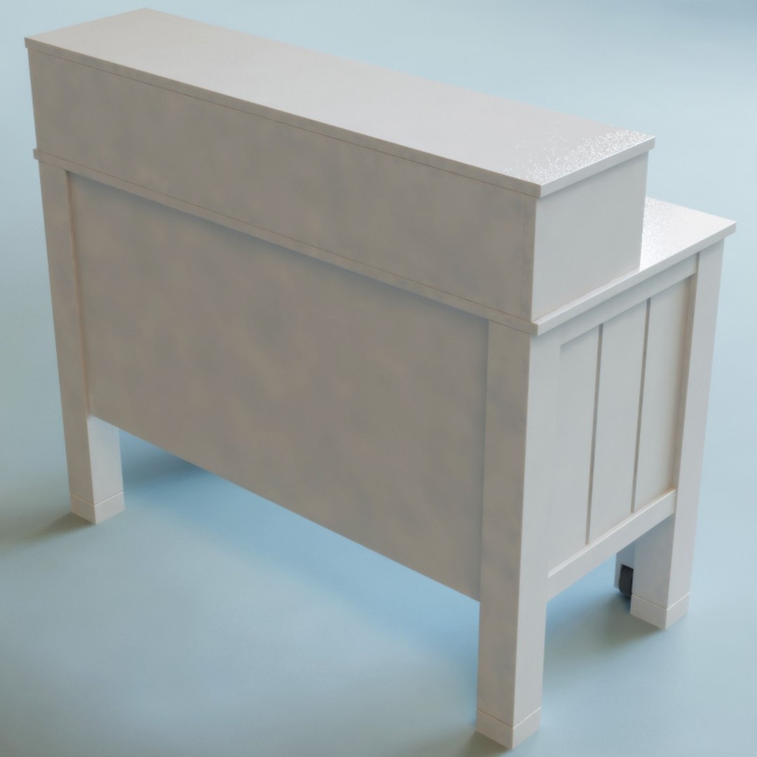 Study Desk Chair 3d Model