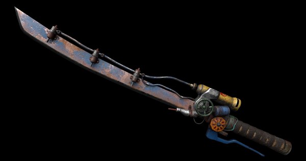 3D Fire Blade GAMEREADY model - TurboSquid 1946710
