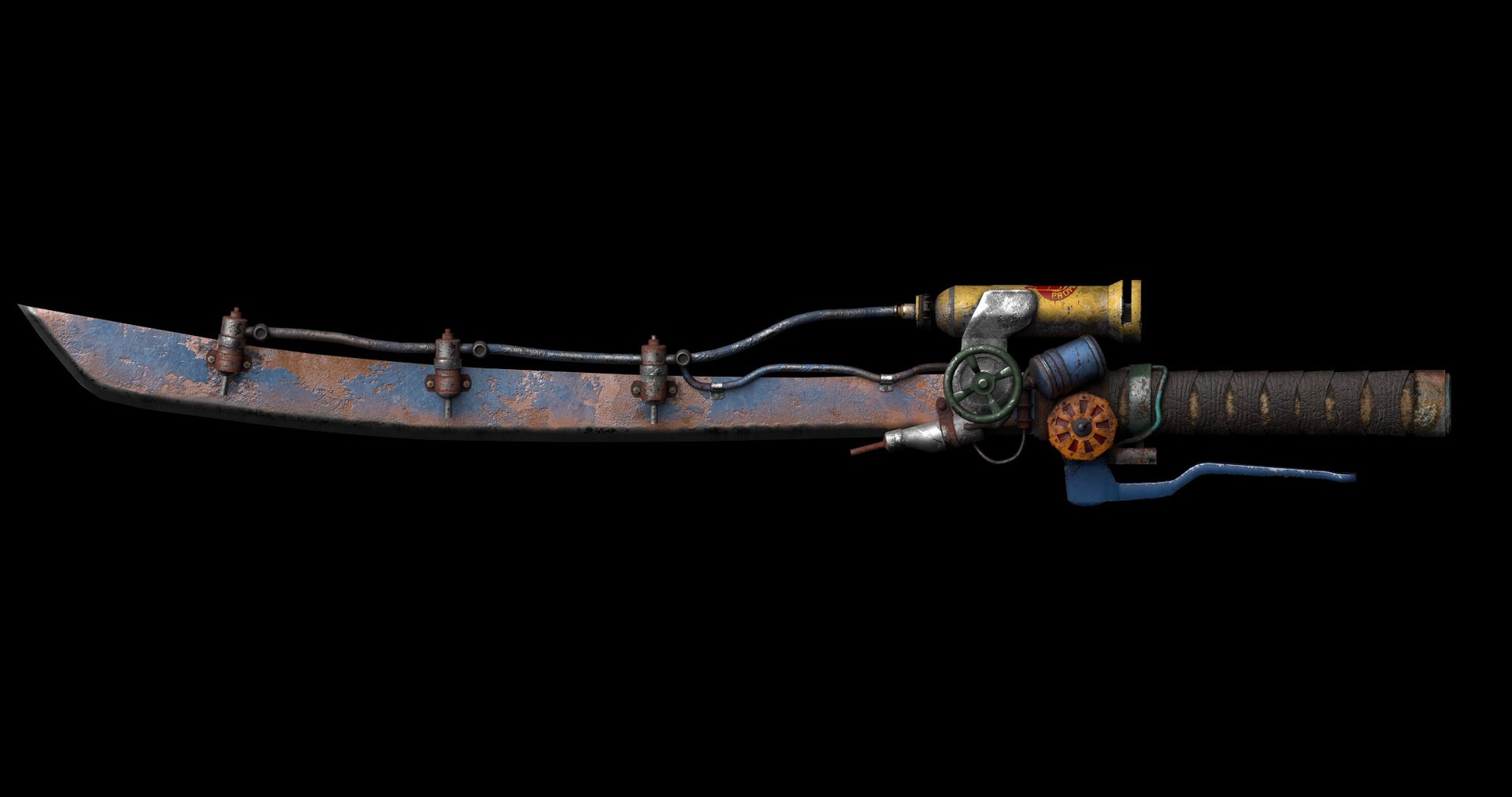 3D Fire Blade GAMEREADY Model - TurboSquid 1946710