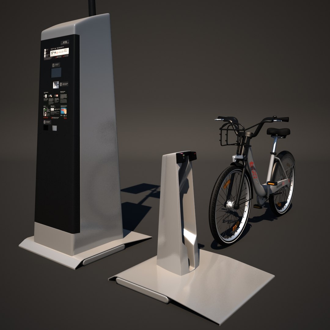 3d Model Bixi Bike