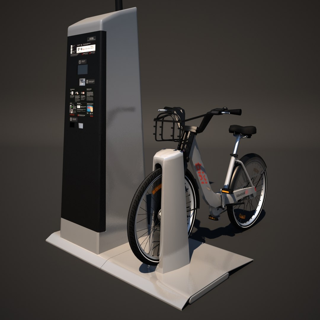 3d Model Bixi Bike