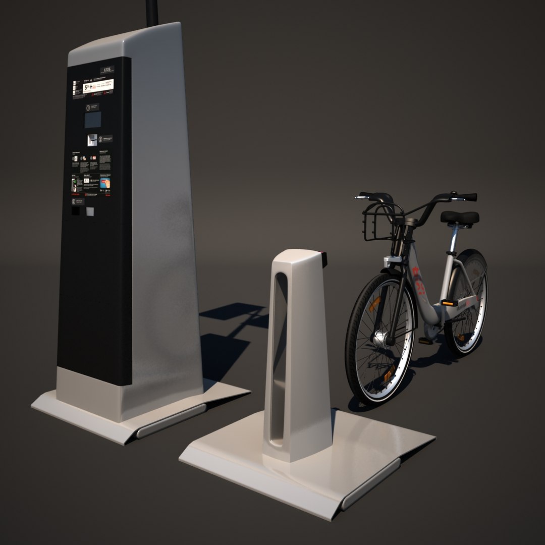 3d Model Bixi Bike