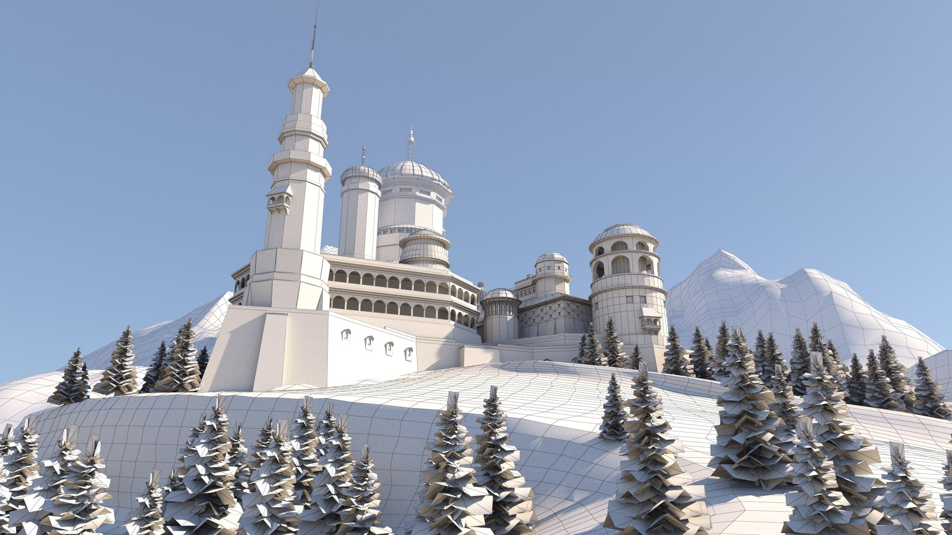 Medieval Fantasy Citadel Model - TurboSquid 1403447