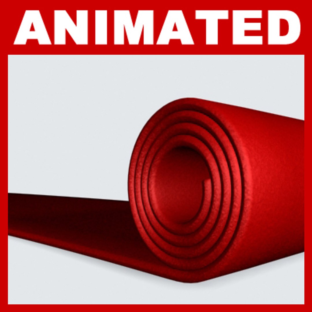 Red Carpet Animation 3d Model