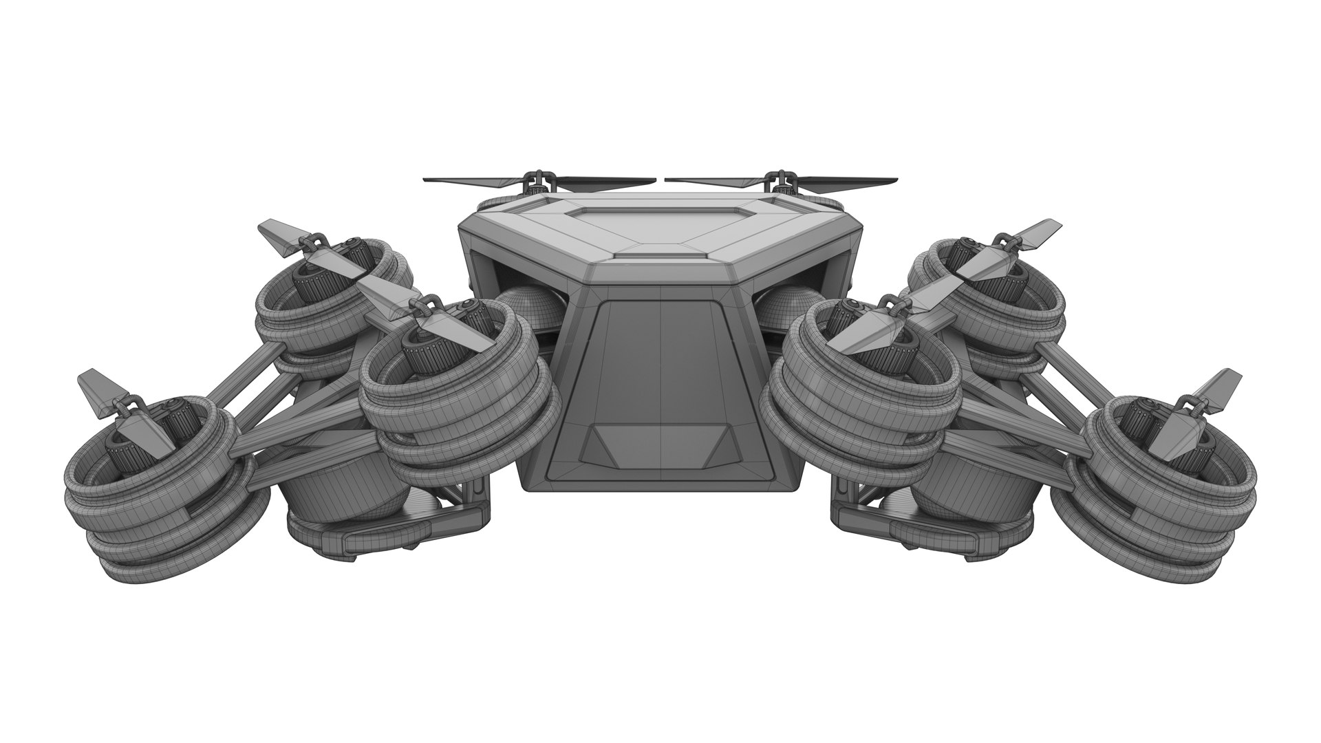 3D Futuristic Mech Drone Model - TurboSquid 2171778