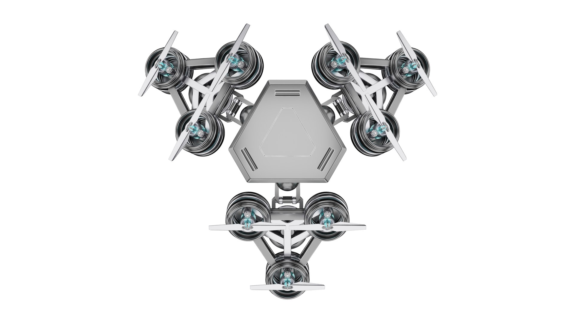 3D Futuristic Mech Drone Model - TurboSquid 2171778