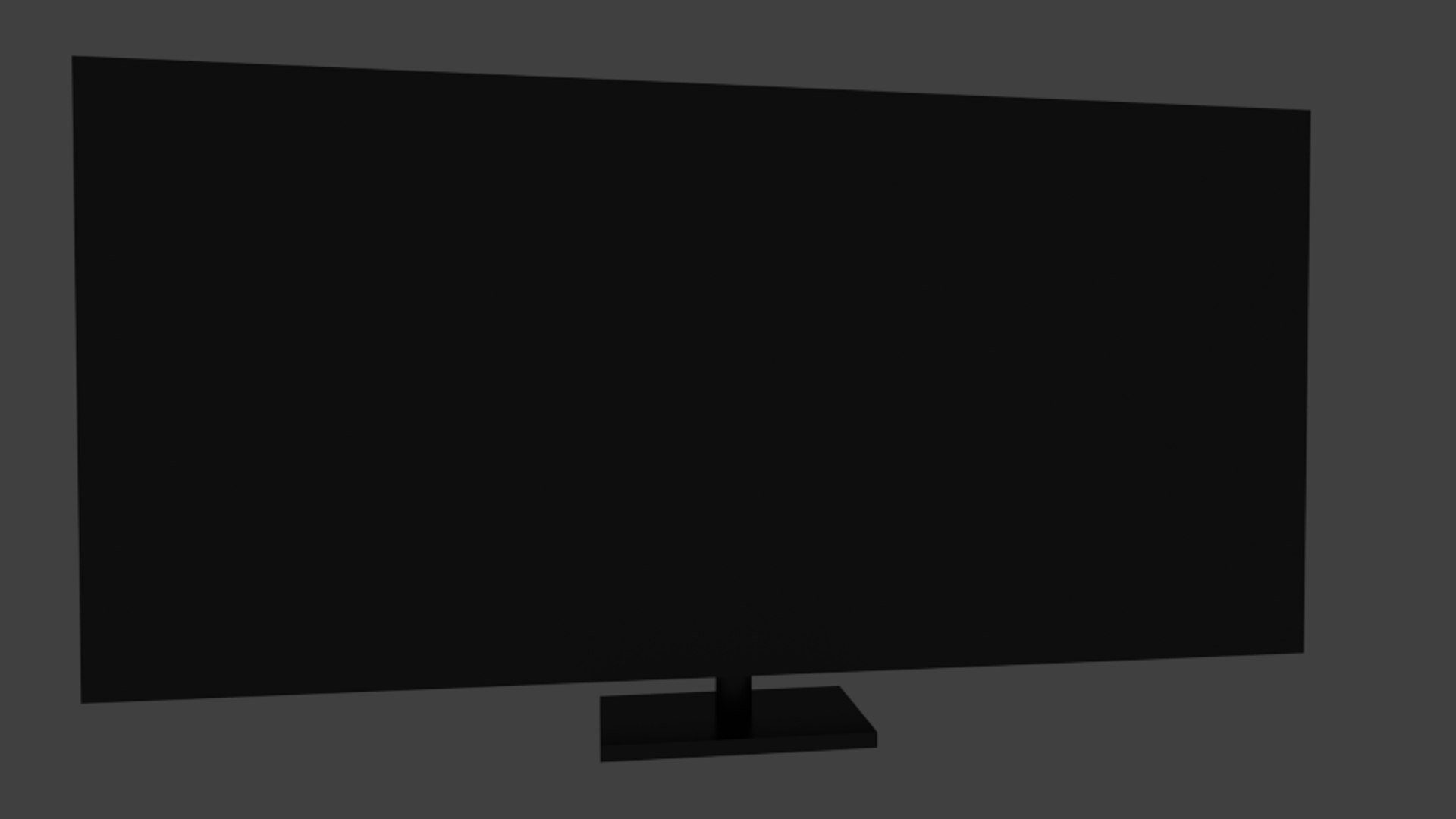 tv monitor 3d model