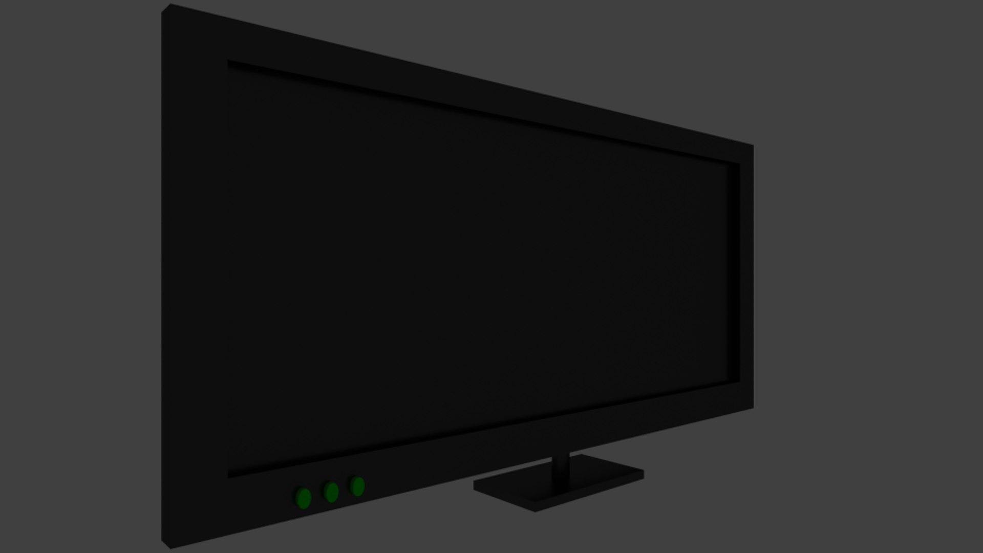 tv monitor 3d model