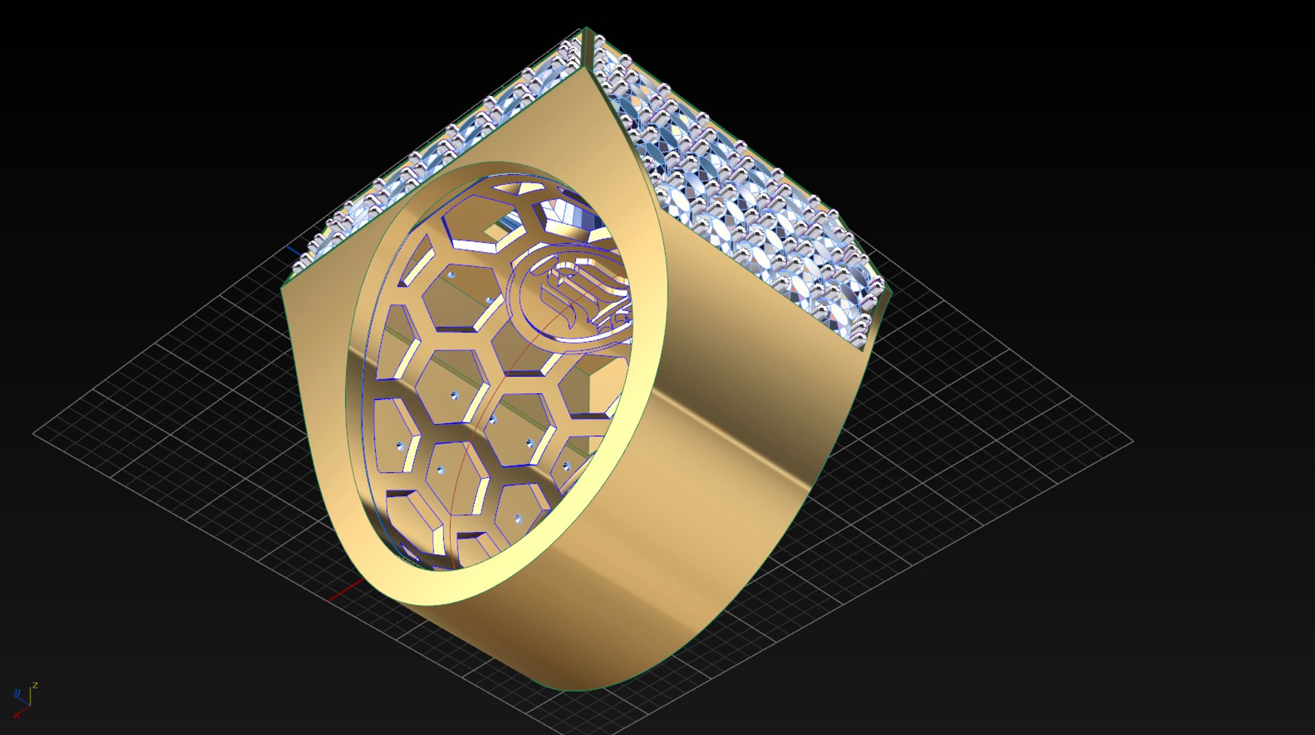 Stl Gold Ring 3D Model - TurboSquid 1472538