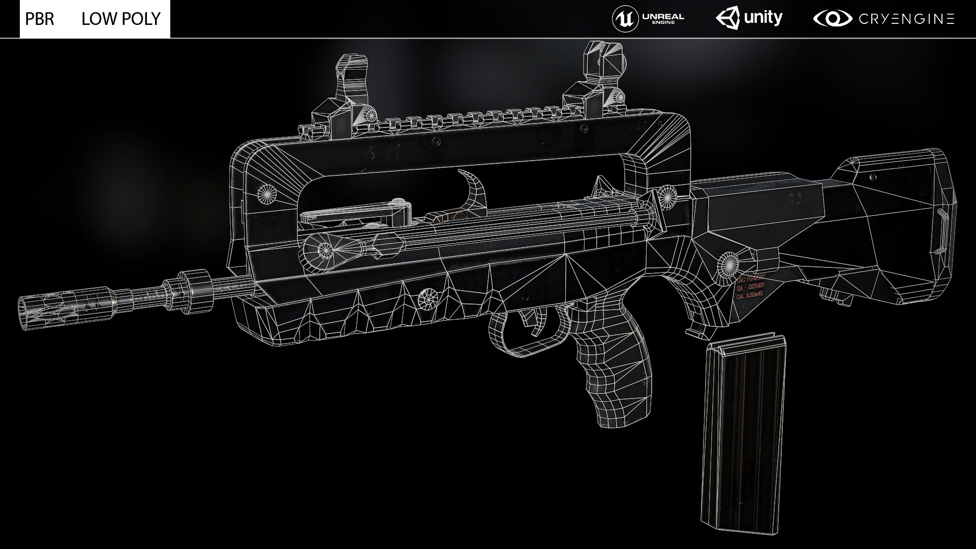Famas f1 pbr ready model - TurboSquid 1566316