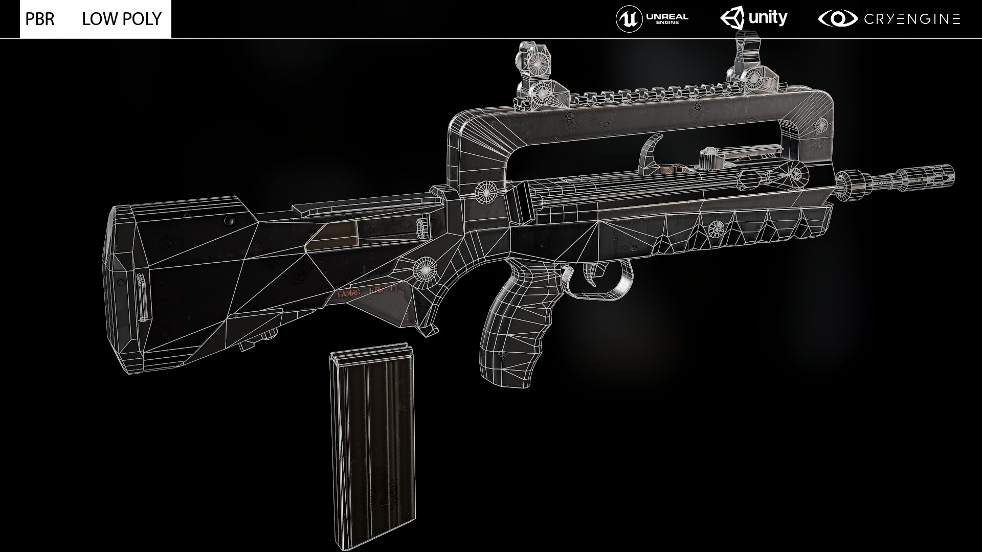 Famas f1 pbr ready model - TurboSquid 1566316