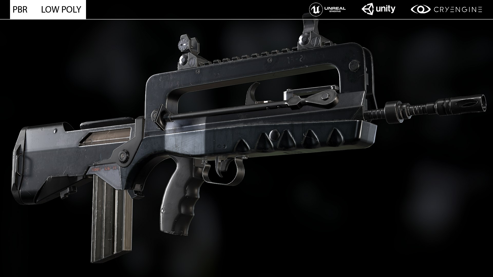 Famas f1 pbr ready model - TurboSquid 1566316